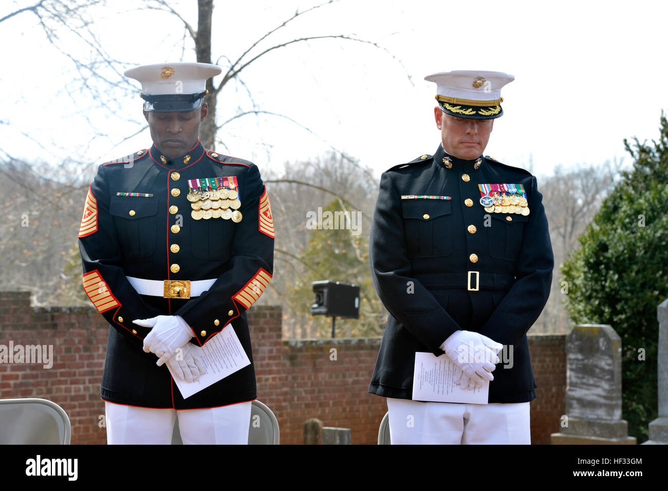U.S. Marine Corps Col. David W. Maxwell (right), commander, Marine ...