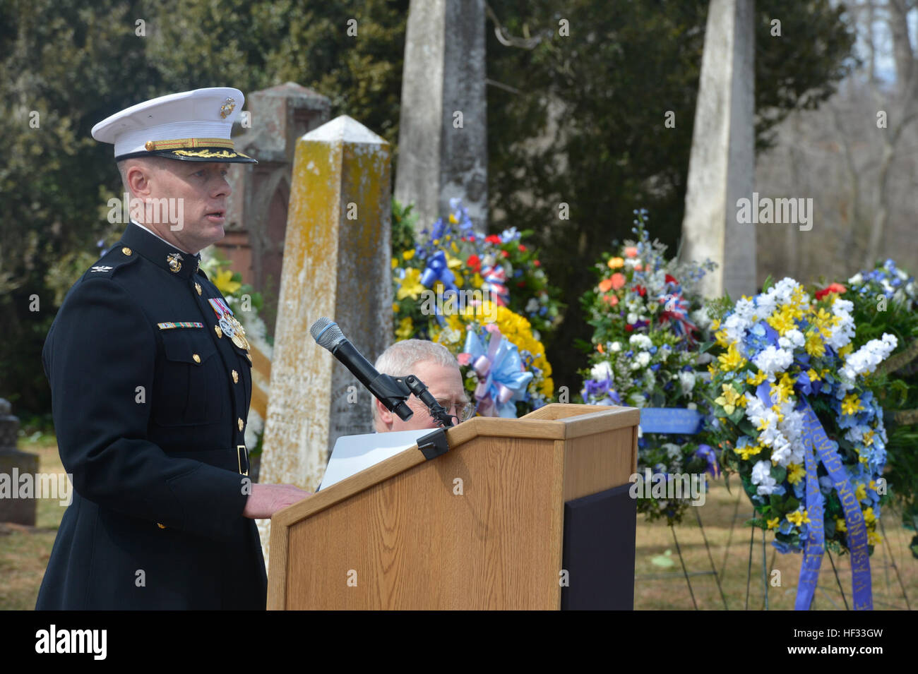 U.S. Marine Corps Col. David W. Maxwell, commander, Marine Corps Base ...