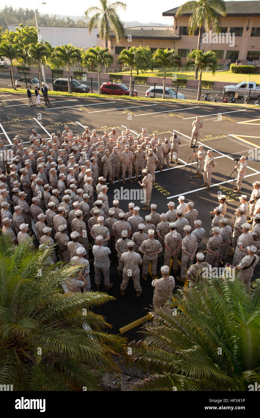Sergeant Major of the Marine Corps Sgt. Maj. Ronald L. Green speaks ...