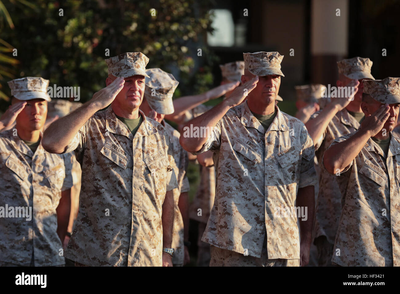 Col. Scott Hallstrom (left), assistant chief of staff, and Lt. Col ...