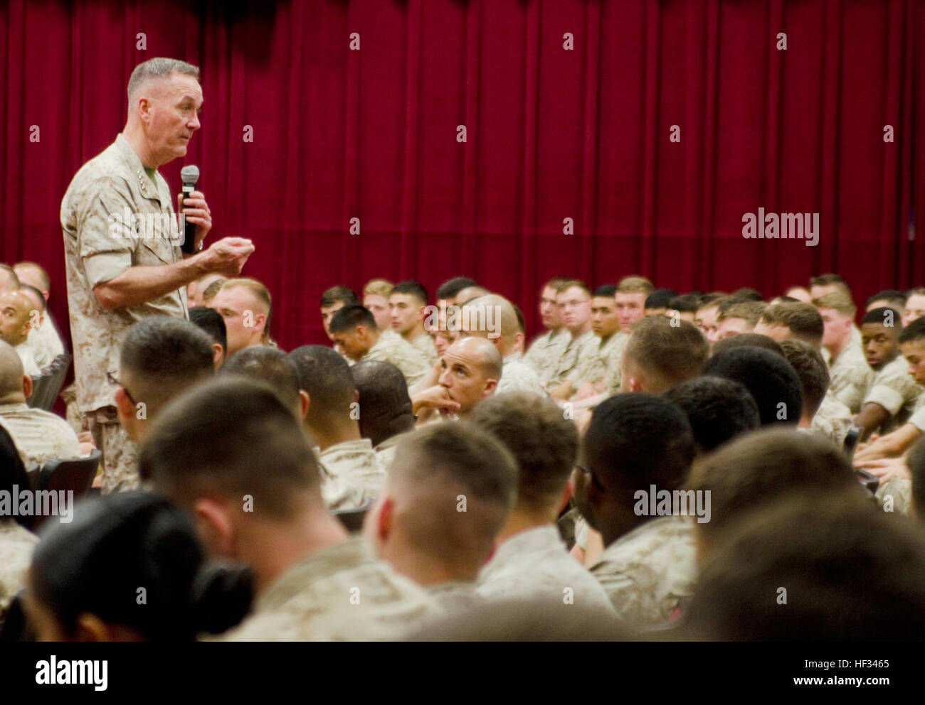 Gen. Joseph F. Dunford Jr., commandant of the Marine Corps, addresses ...