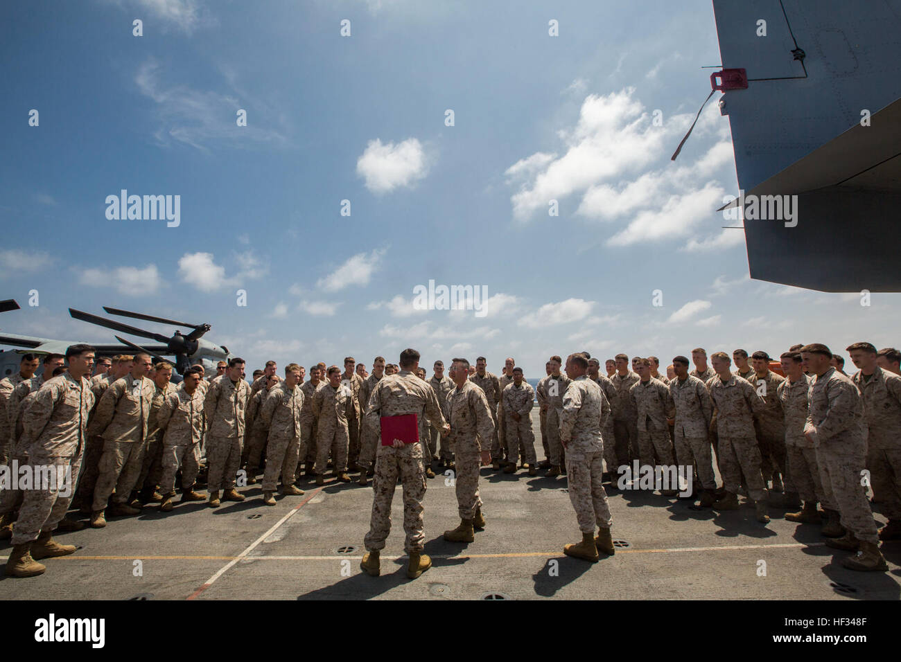 Lt.Col. Matthew Dumenigo, center, commanding officer of Combat ...