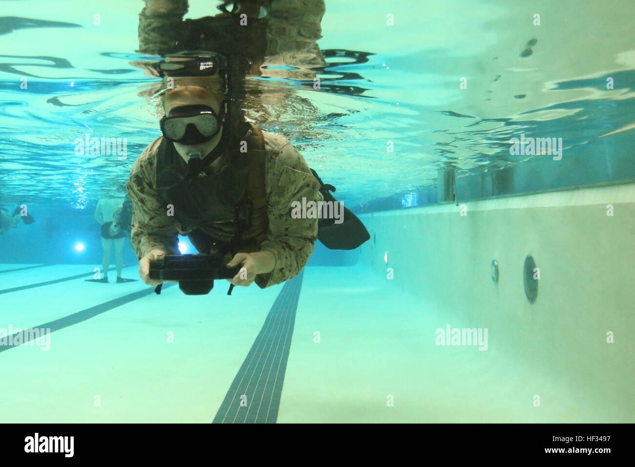 A Marine with 2nd Reconnaissance Battalion, 2nd Marine Division ...