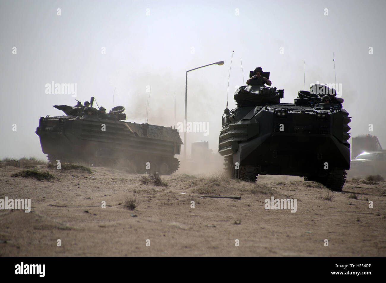 U.S. Marine Amphibious Assault Vehicles from Kilo Company, Battalion ...