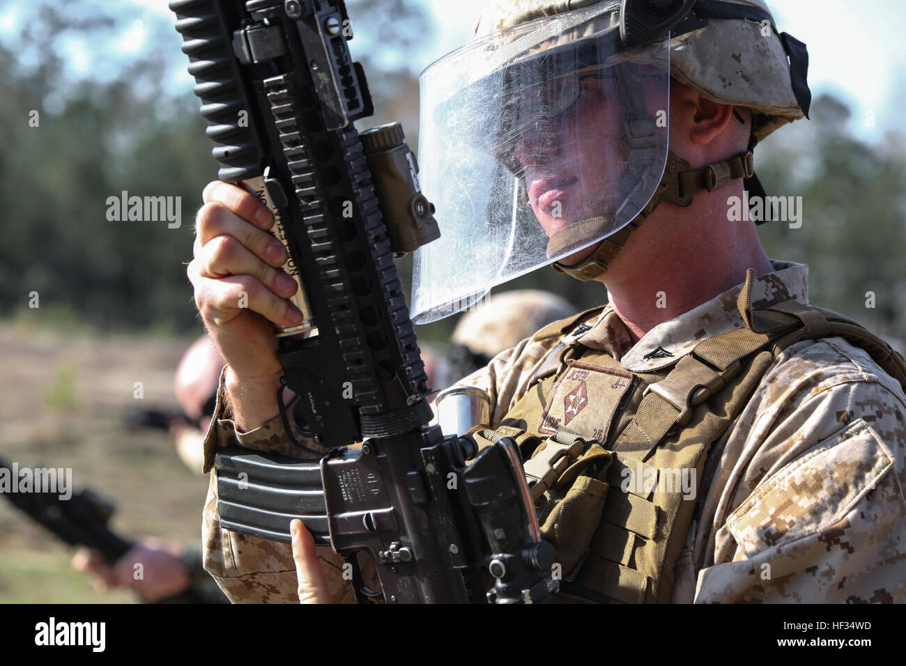 Lance Cpl. Jordan W. Kingston, a rifleman with Golf Co., 2nd Battalion ...