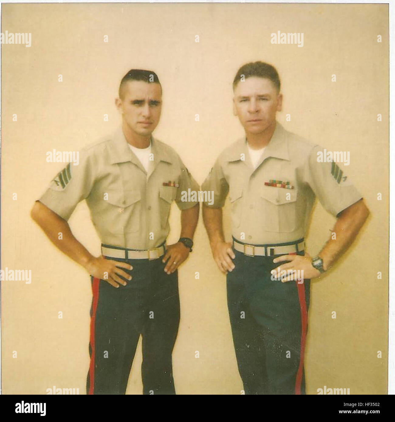 Sergeant Edward Mercado and Sgt. Michael L. Kufchak, drill instructors ...