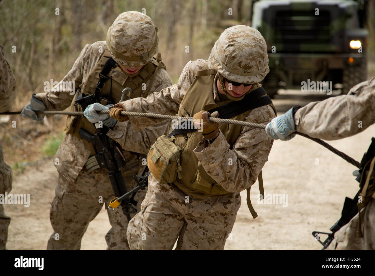 U.S. Marines with Logistics Operations School, Marine Corps Combat ...