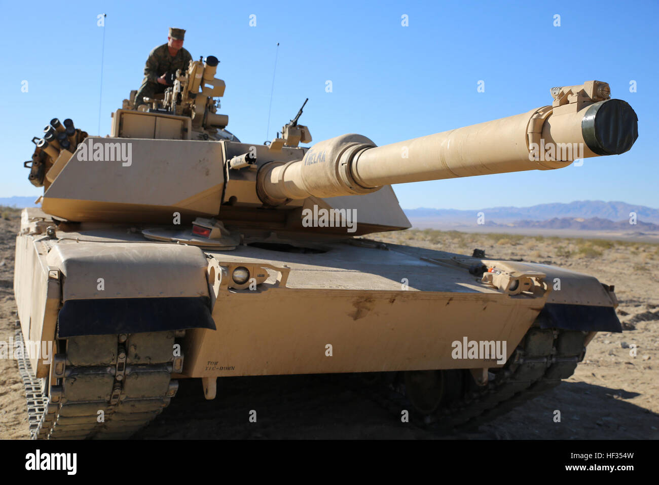 Sgt. John M. Hunter, data collector for Tank Platoon, Company B, Ground ...