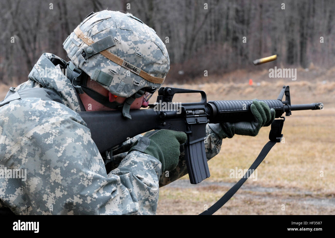New York Army National Guard Sgt. Michael Nolte, a member of the 107th ...