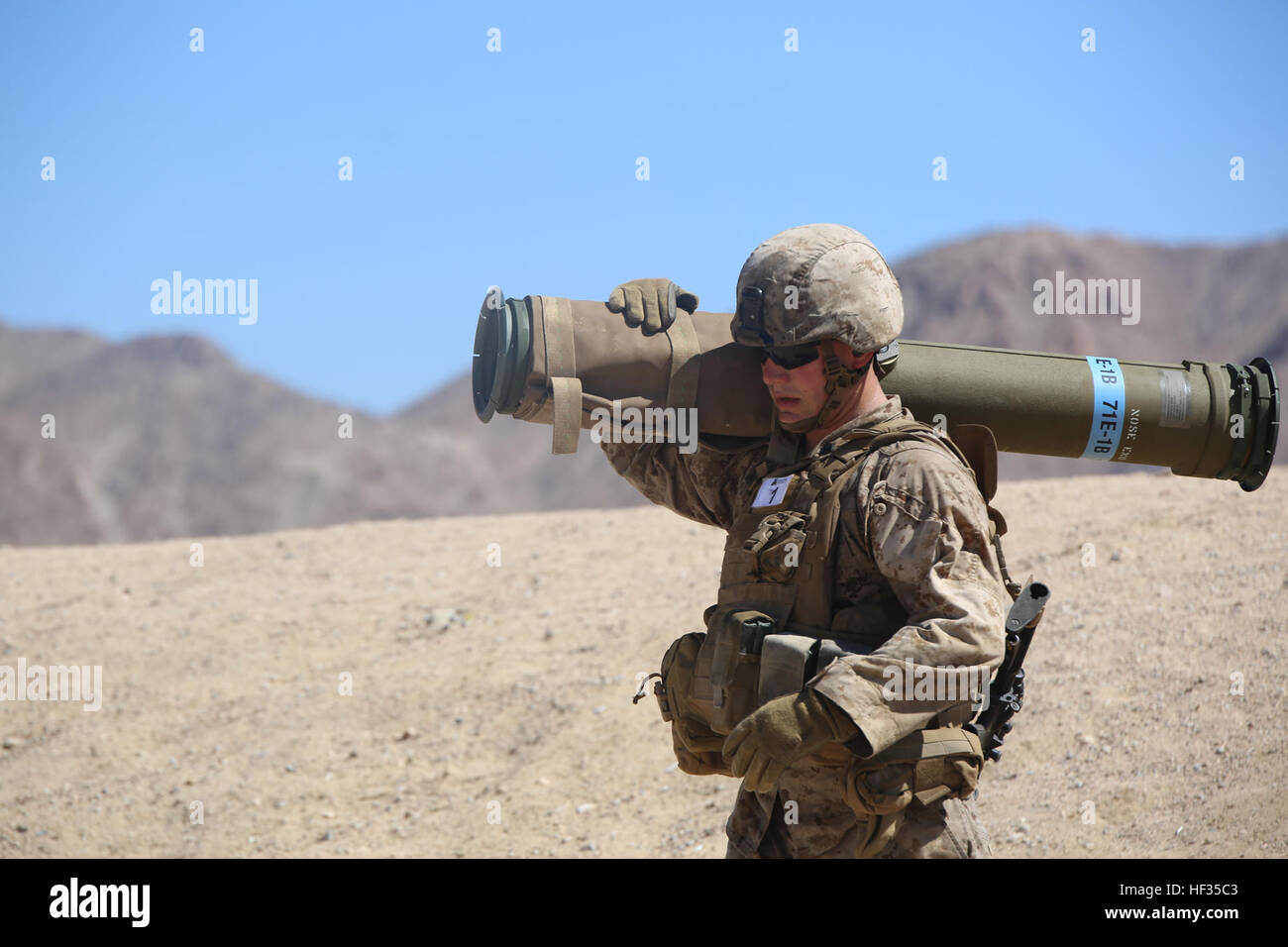 Sgt. Brian Willett, anti-tank missileman, Anti-Armor Section, Weapons ...