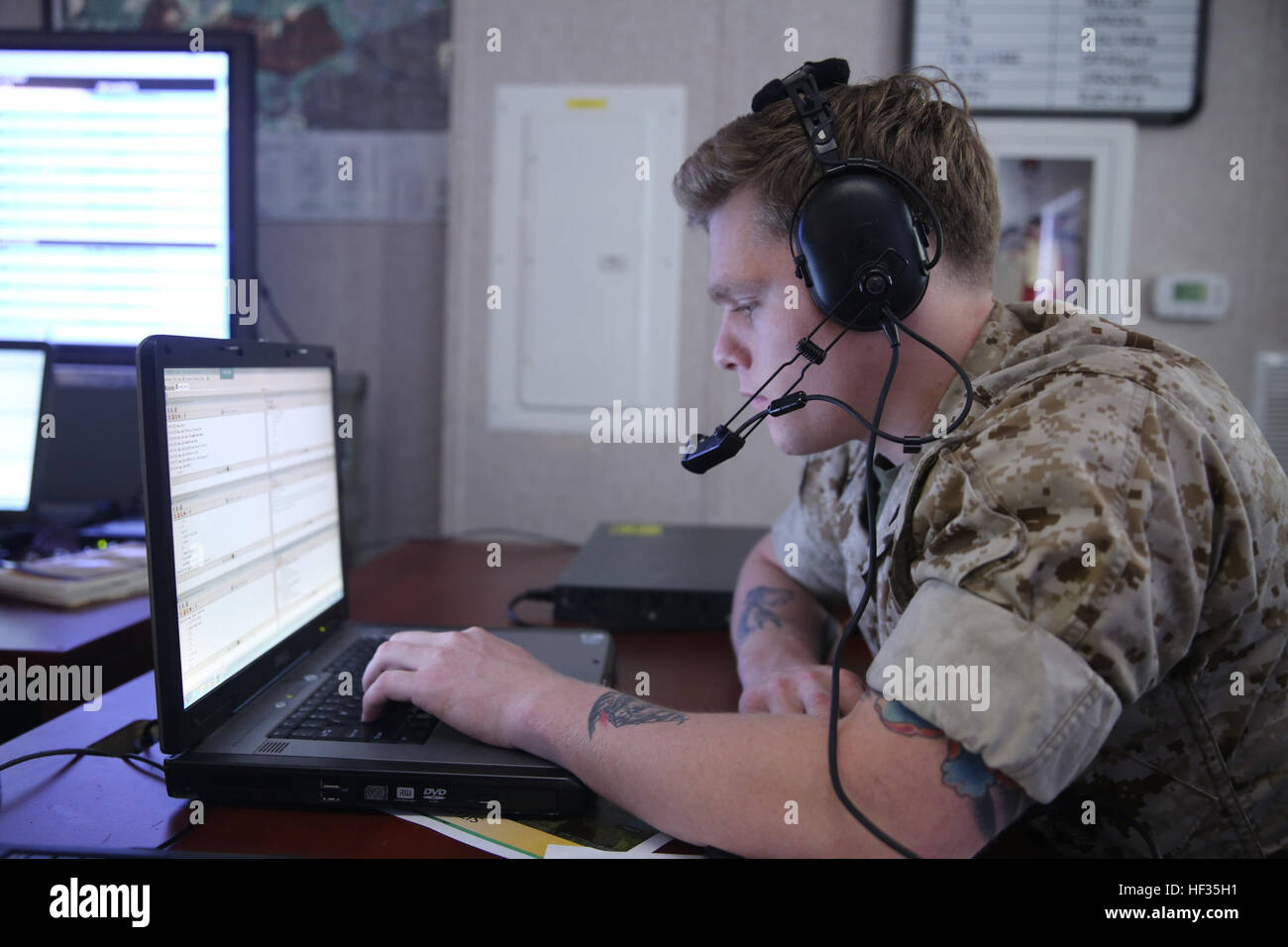 Air support operations operator hi-res stock photography and images - Alamy