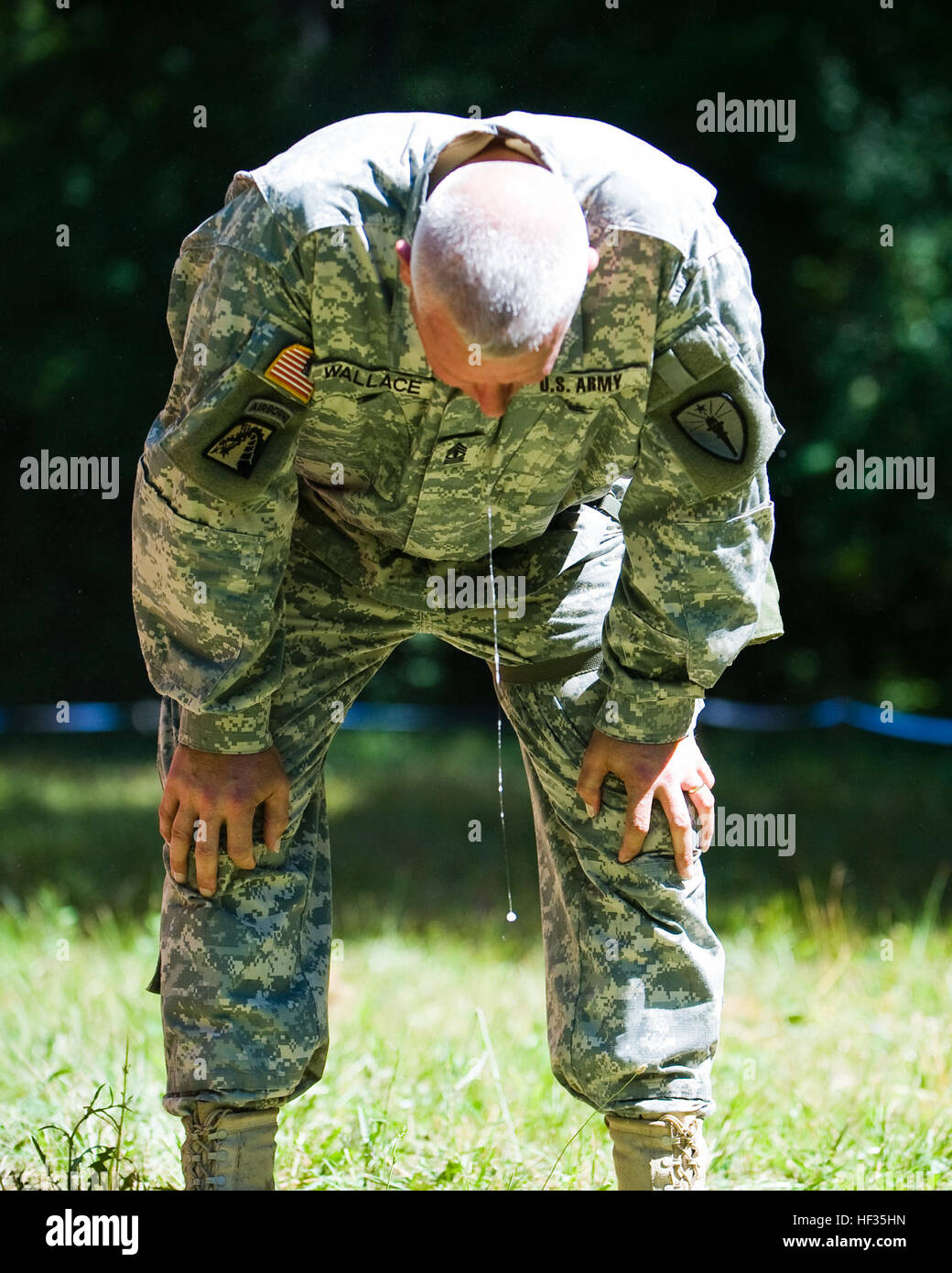 Indiana National Guard 1st Sgt. Eugene Wallace Jr., lead non ...