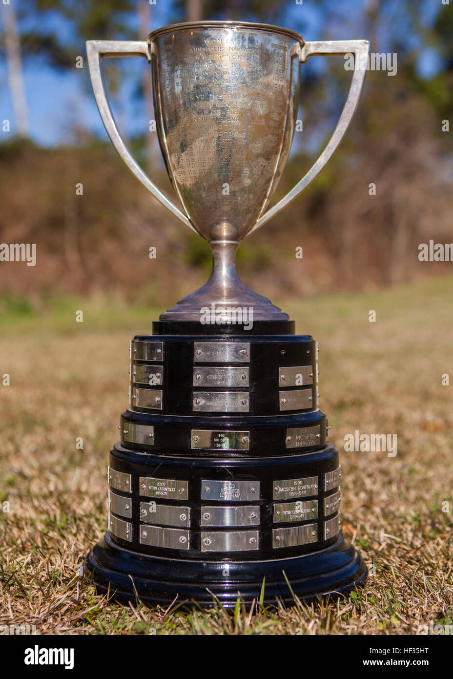 The Wirgman Trophy is displayed during the 2015 Eastern Division Rifle ...