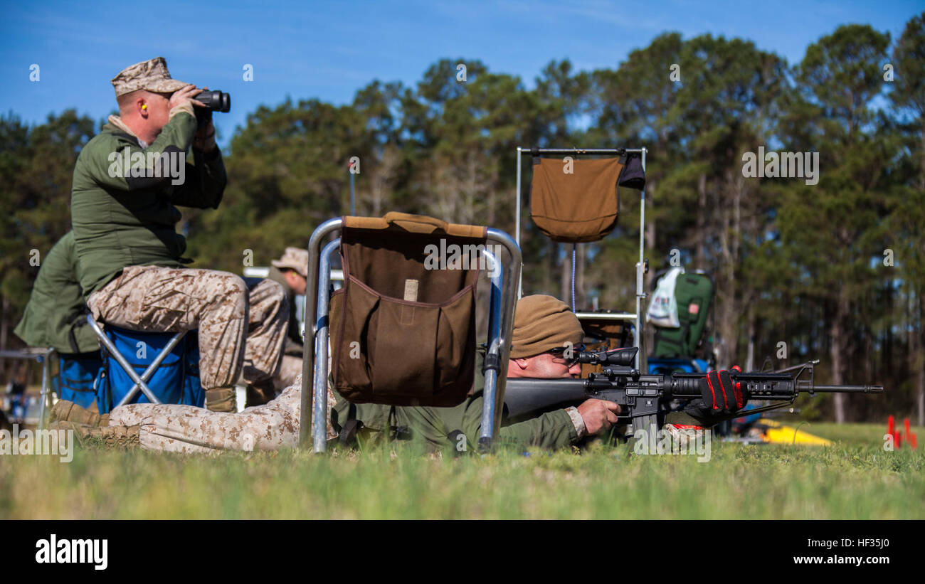 U.S. Marines participate in the 2015 Eastern Division Rifle and Pistol ...