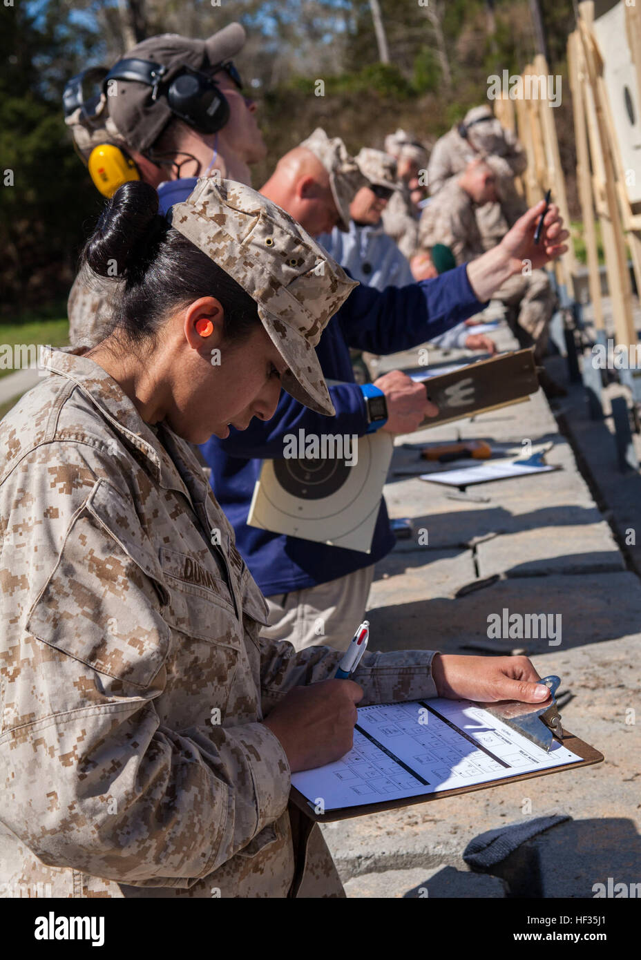 U.S. Marines participate in the 2015 Eastern Division Rifle and Pistol ...