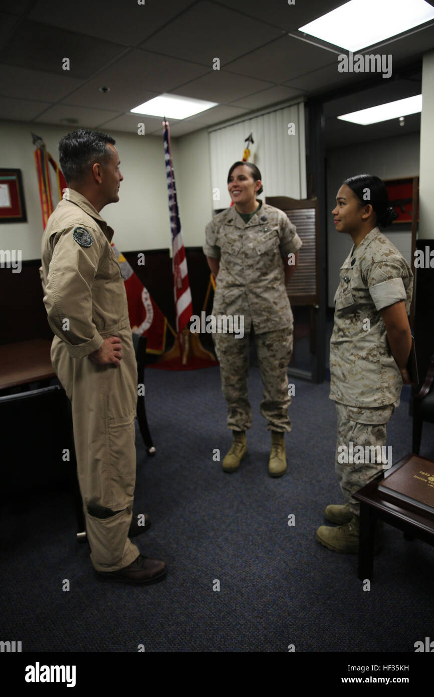 Maj. Gen. Michael Rocco, left, commanding general of 3rd Marine ...
