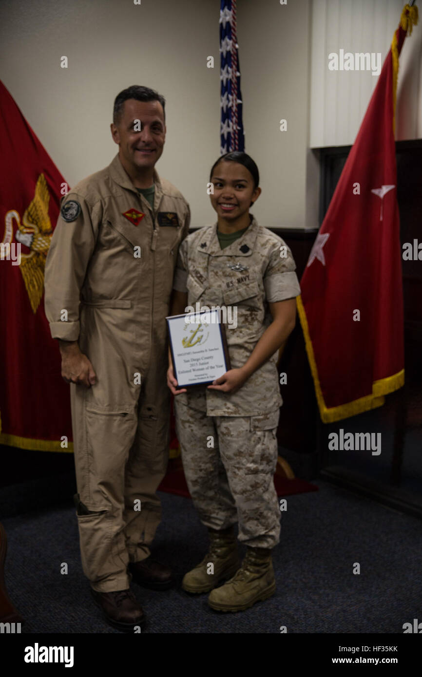 Petty Officer 2nd Class Samantha Sanchez, a corpsman with Marine ...
