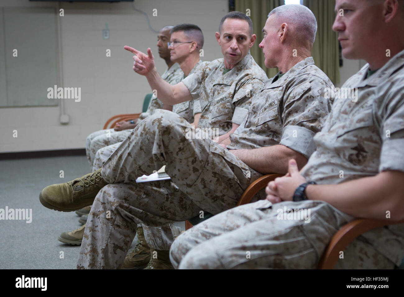 U.S. Marine Corps Maj. Gen. Brian D. Beaudreault, middle right ...