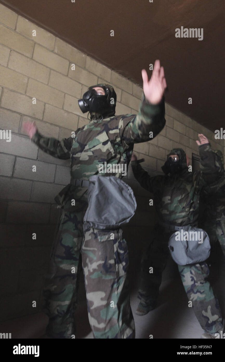 U.S. Marines with Regimental Combat Team 5, do exercises to ensure ...