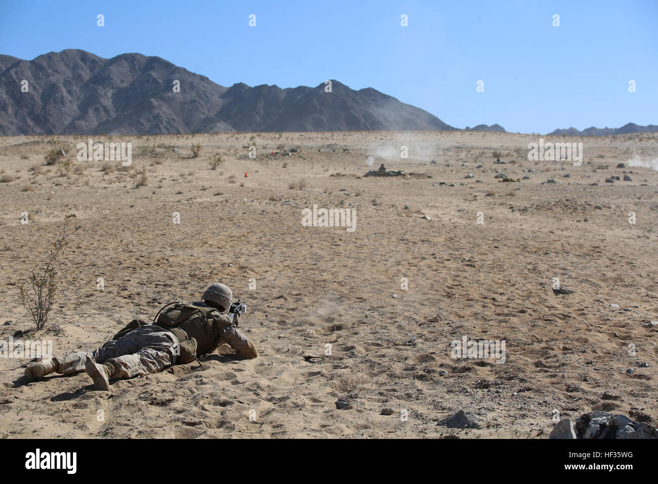 Marines from Company A, Ground Combat Element Integrated Task Force ...
