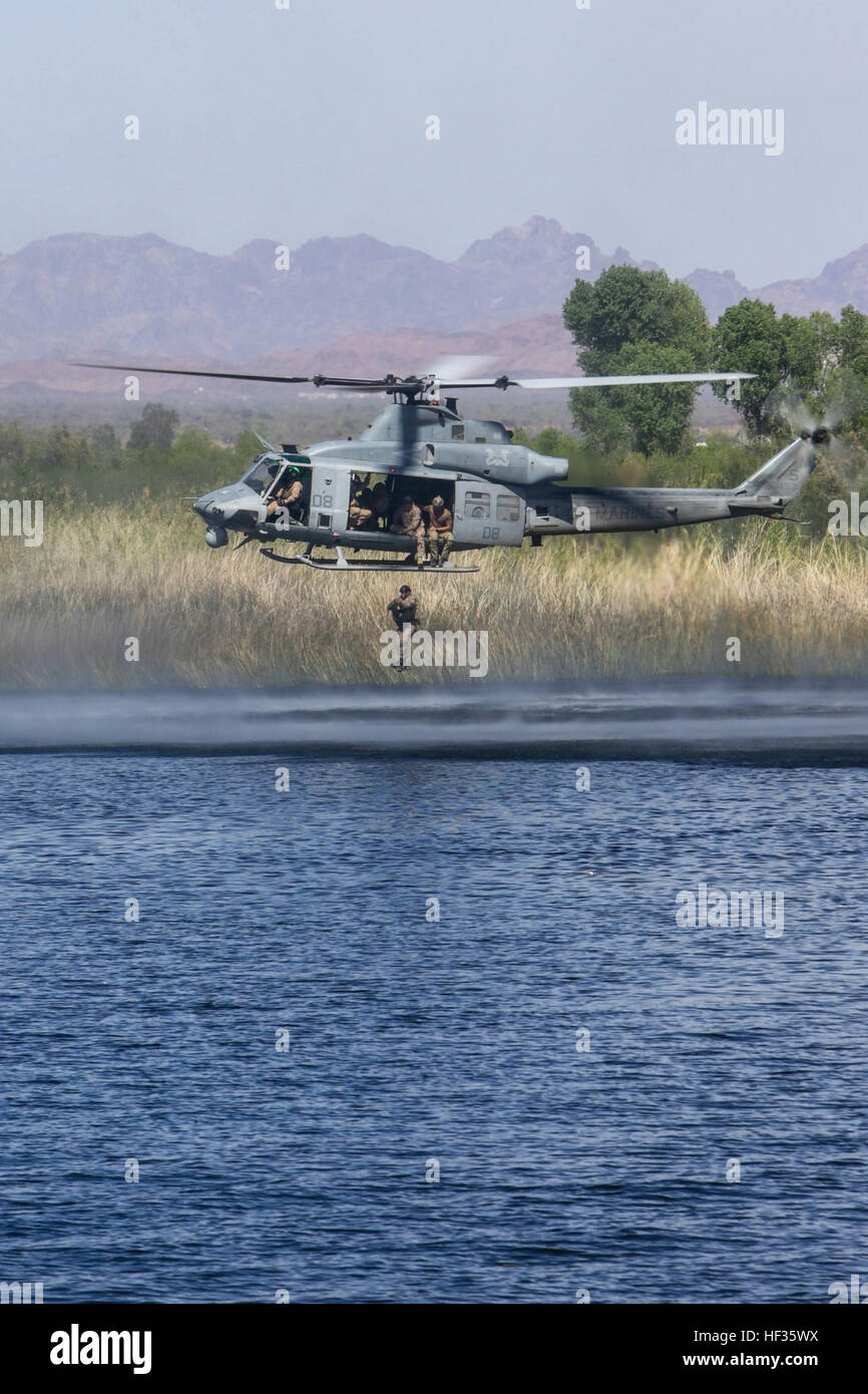 U.S. Marines assigned to Marine Aviation Weapons and Tactics Squadron ...