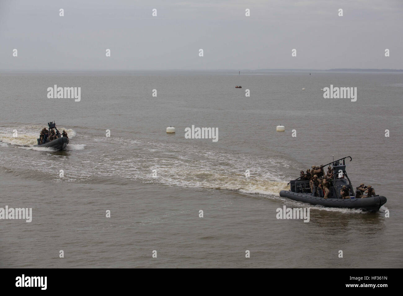 U.S. Marines assigned to Force Reconnaissance Platoon, Maritime Raid ...