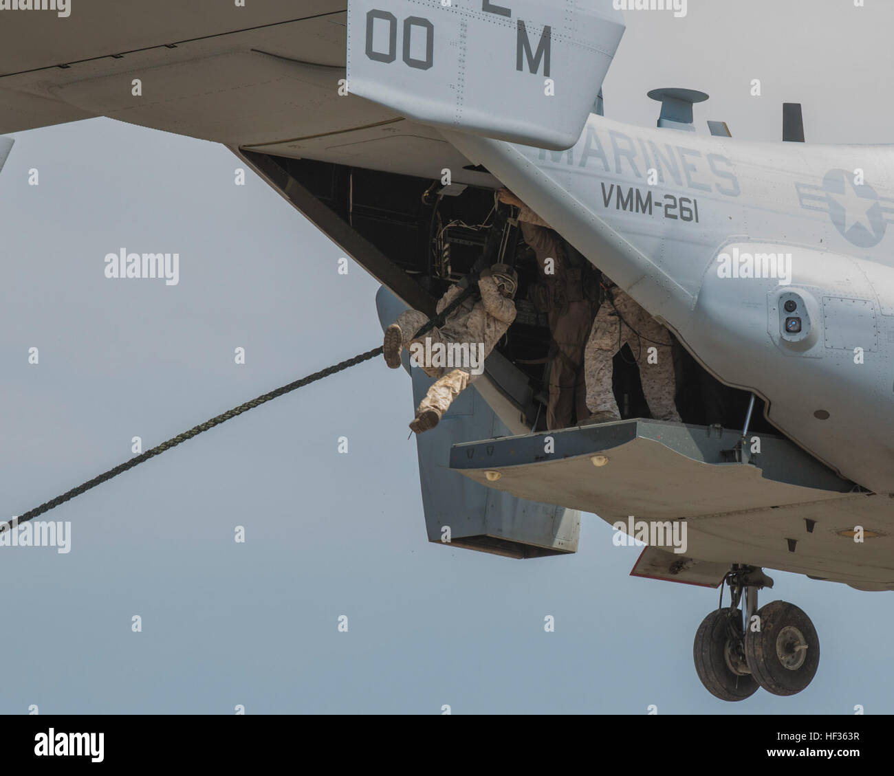 A Marine with Lima Company, 3rd Battalion, 8th Marine Regiment, grips ...