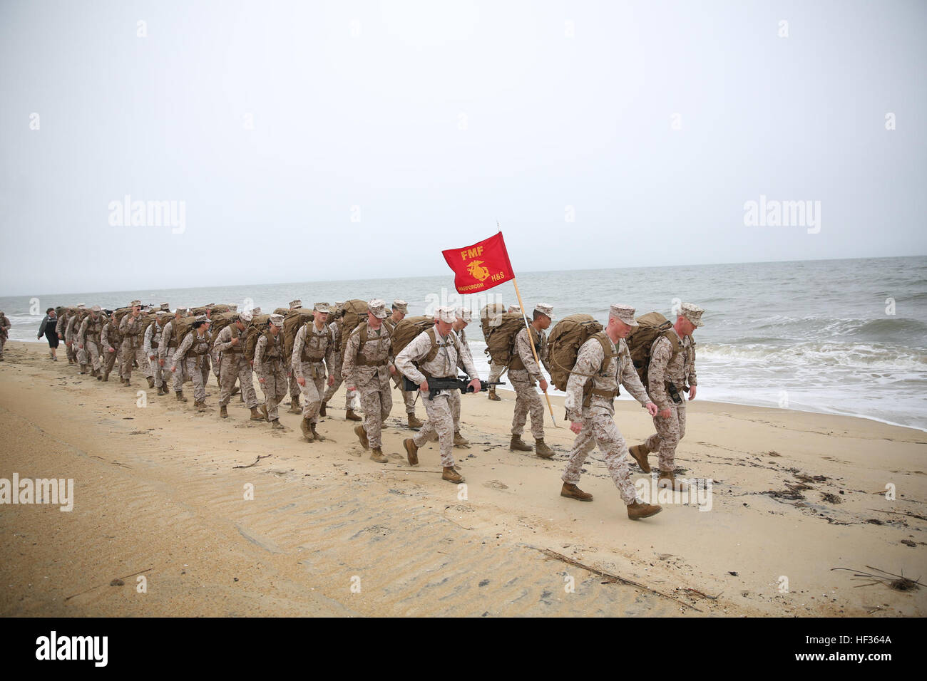Approximately 40 Marines and sailors from Headquarters and Service ...