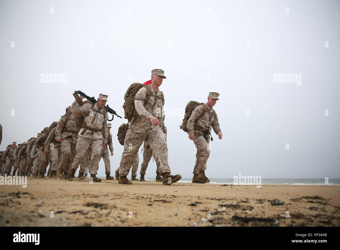 Colonel Paul P. Ryan (front left), the commanding officer of ...