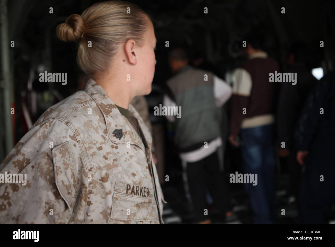 Sgt. Deanna Parker, a motor transport dispatch chief with Combat ...