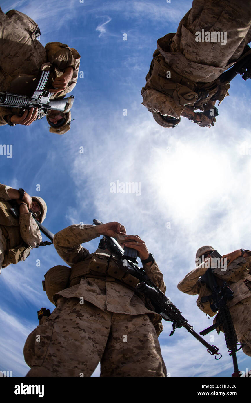 U.S. Marines assigned to Marine Wing Support Squadron (MWSS) 271 ...