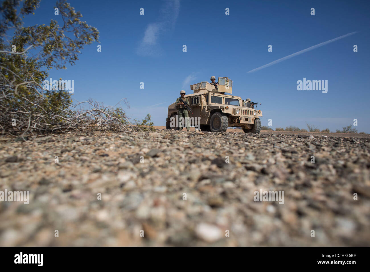 U.S. Marines part of a quick reaction force (QRF); assigned to Marine ...