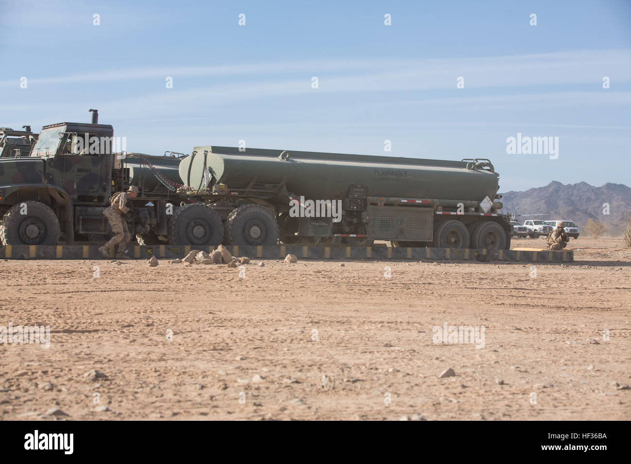 U.S. Marines assigned to Marine Wing Support Squadron (MWSS) 271 ...