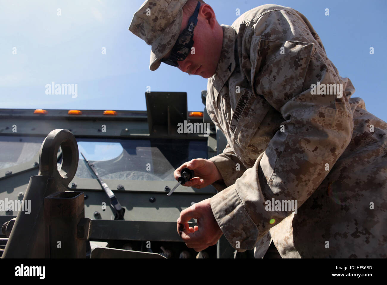Motor transport maintenance operator hi-res stock photography and ...