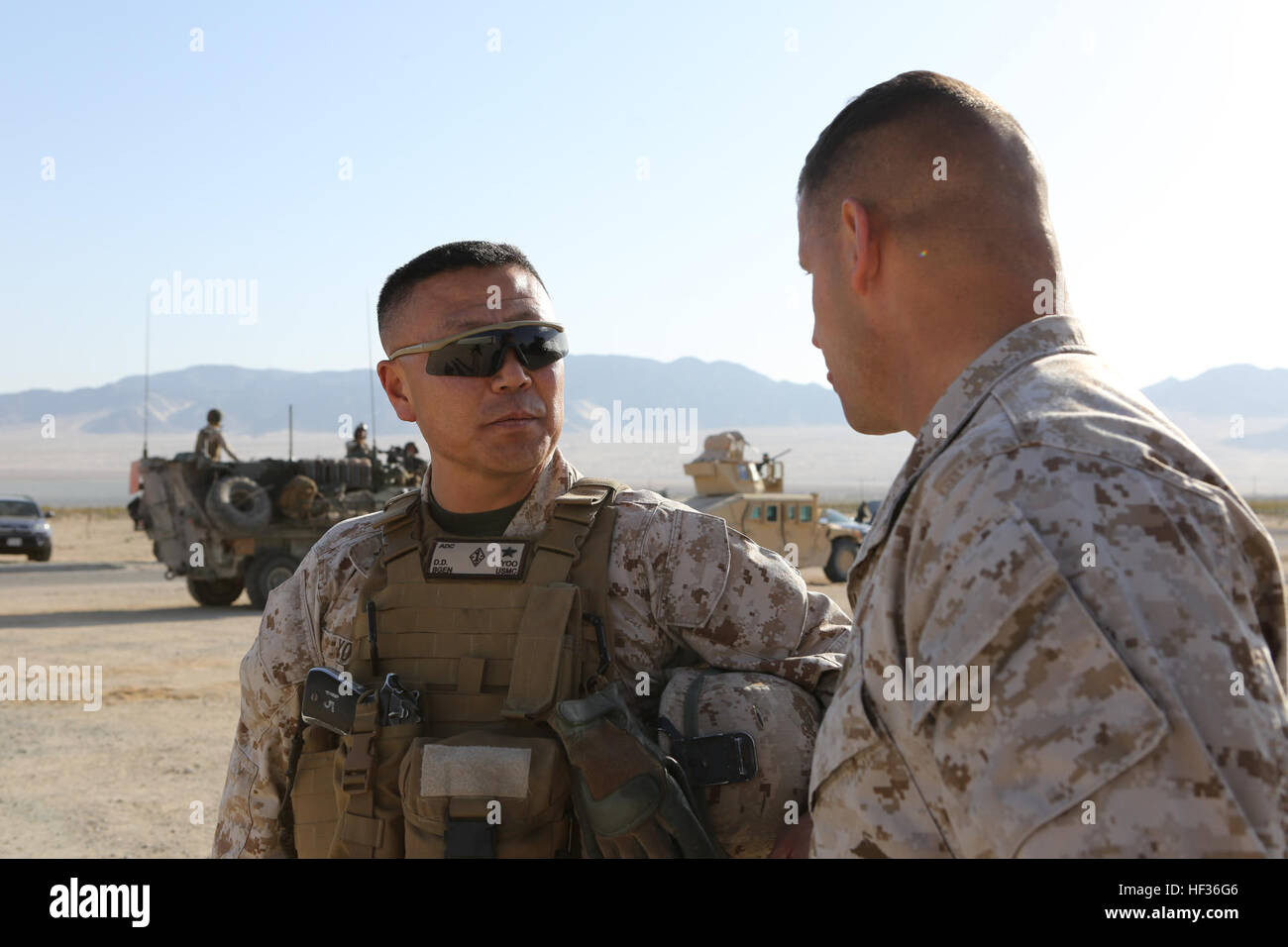 Brigadier General Daniel D. Yoo, the 1st Marine Division assistant ...