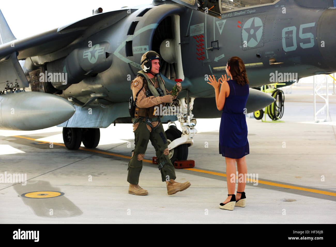Capt. Devin Taylor, an AV-8B Harrier pilot with Marine Attack Squadron ...