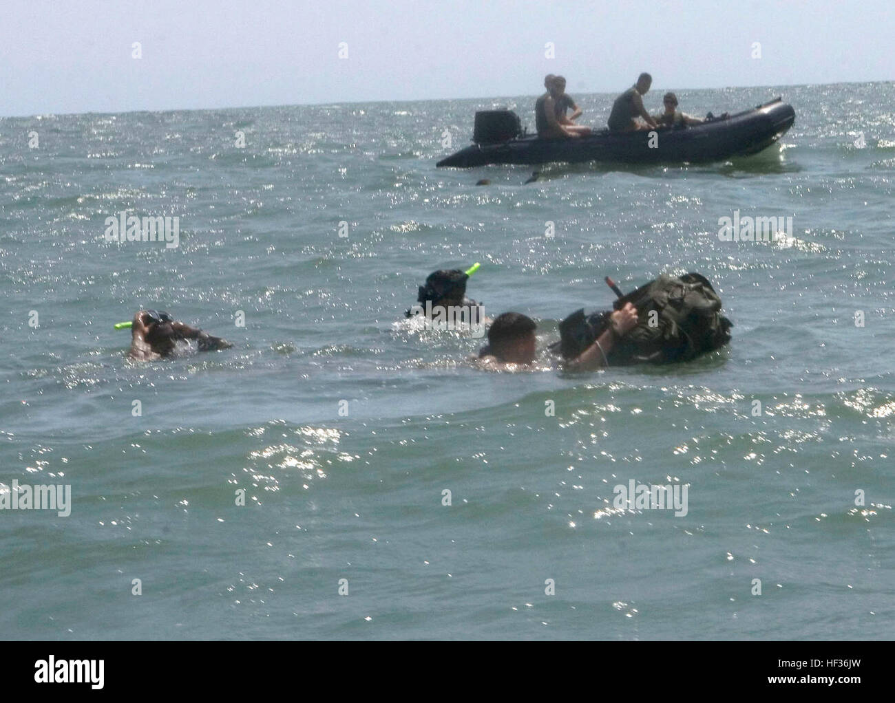 Marines from 2nd Reconnaissance Battalion, 2nd Marine Division, prepare ...