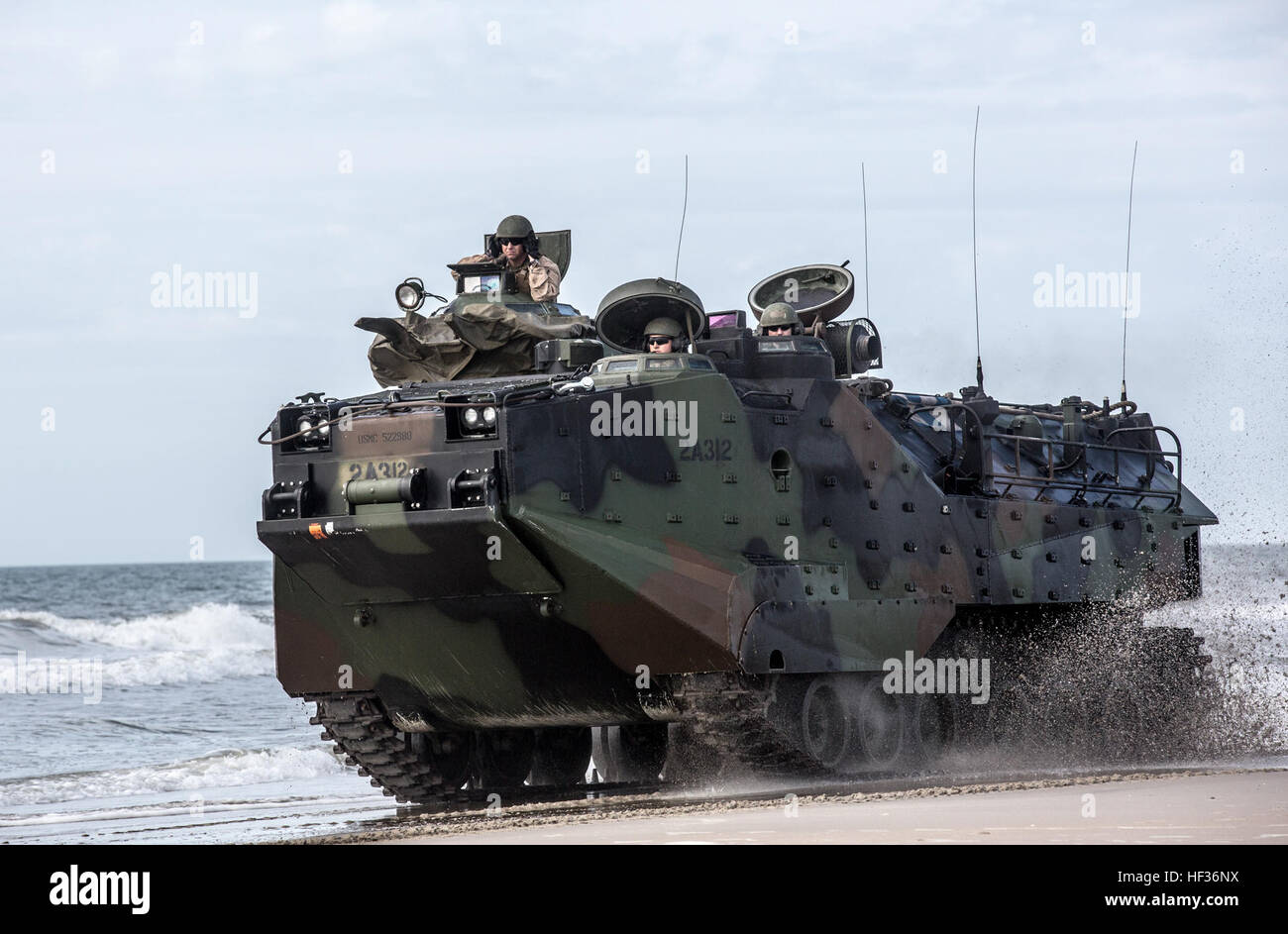 Amphibious Assault Vehicles from Alpha Company, 2nd Assault Amphibian ...