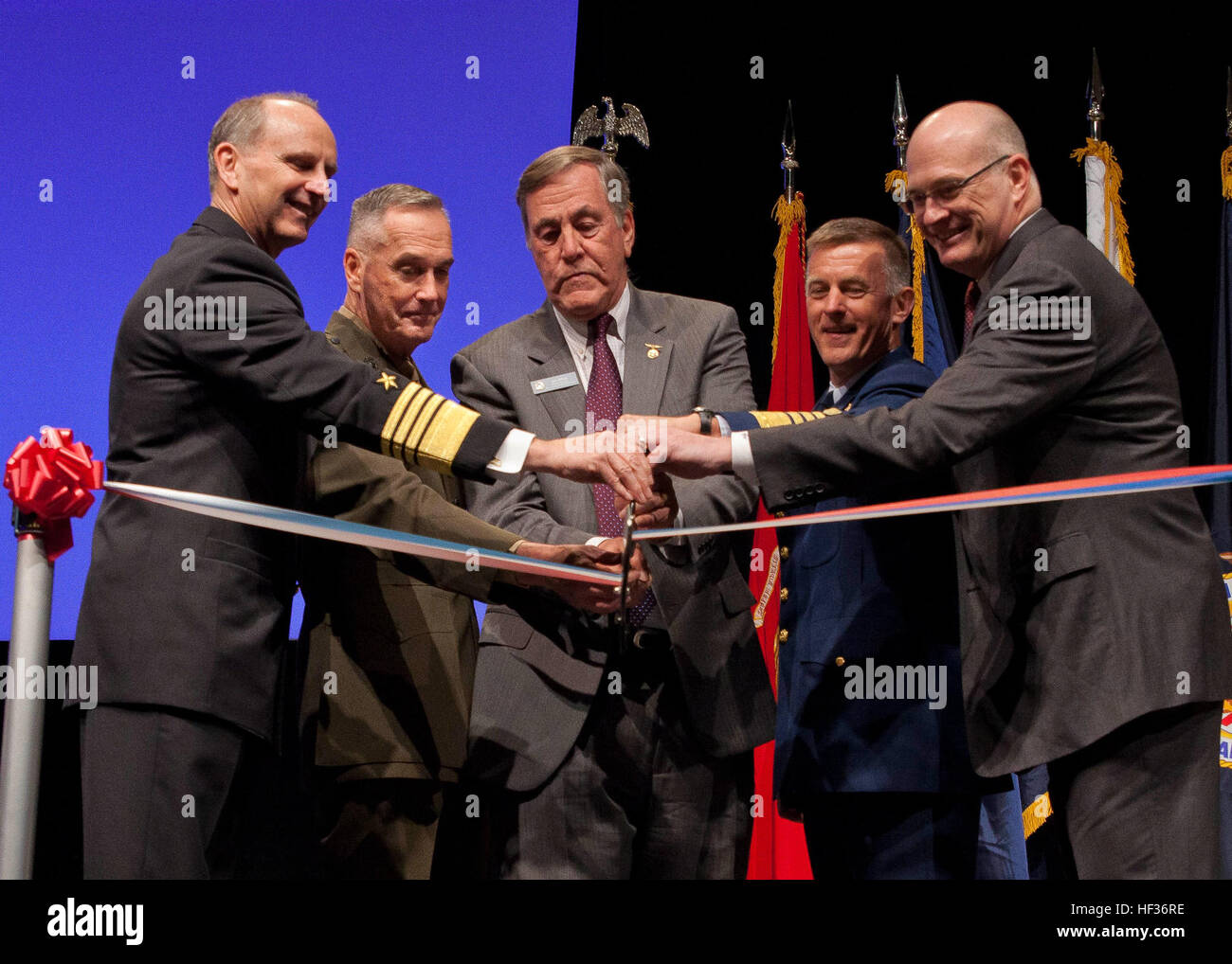From the left, Chief of Naval Operations, Adm. Jonathan W. Greenert ...