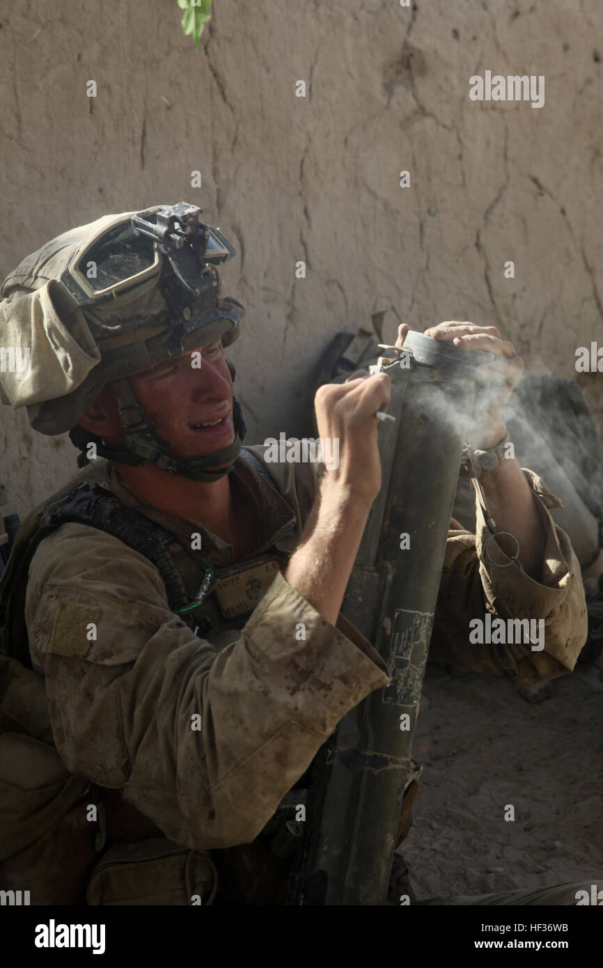 Lance Corporal Robert Shipp with 1st Battalion, 5th Marine Regiment ...