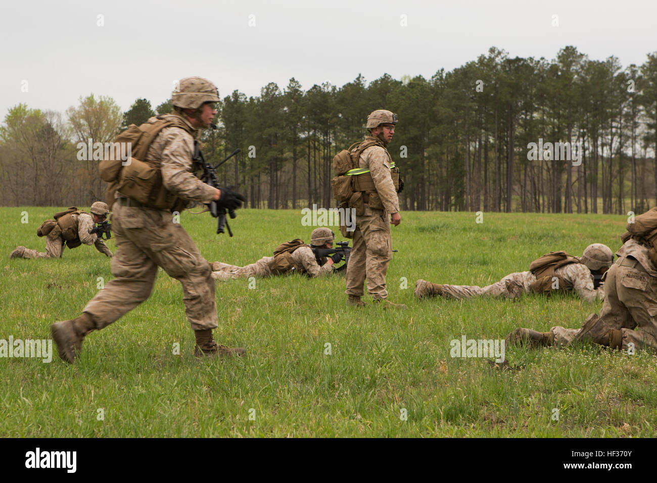 U.S. Marines with Fox Company, Battalion Landing Team 2/6, 26th Marine ...