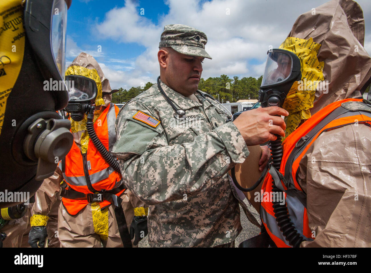 Medic Spc. Michael Torres, center, 2nd-113th Infantry Battalion, 50th ...