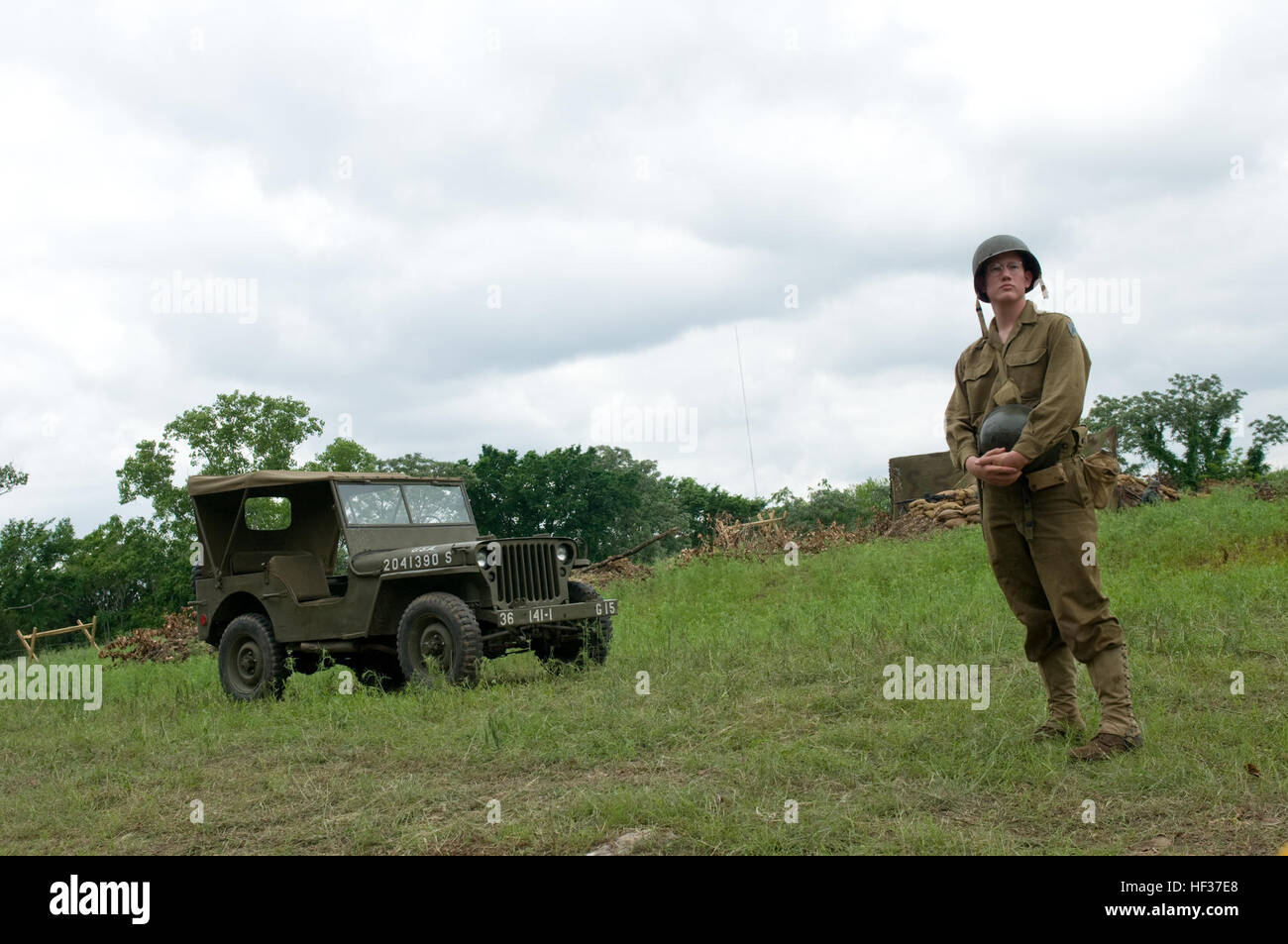 World war ii military reenactor High Resolution Stock Photography and ...