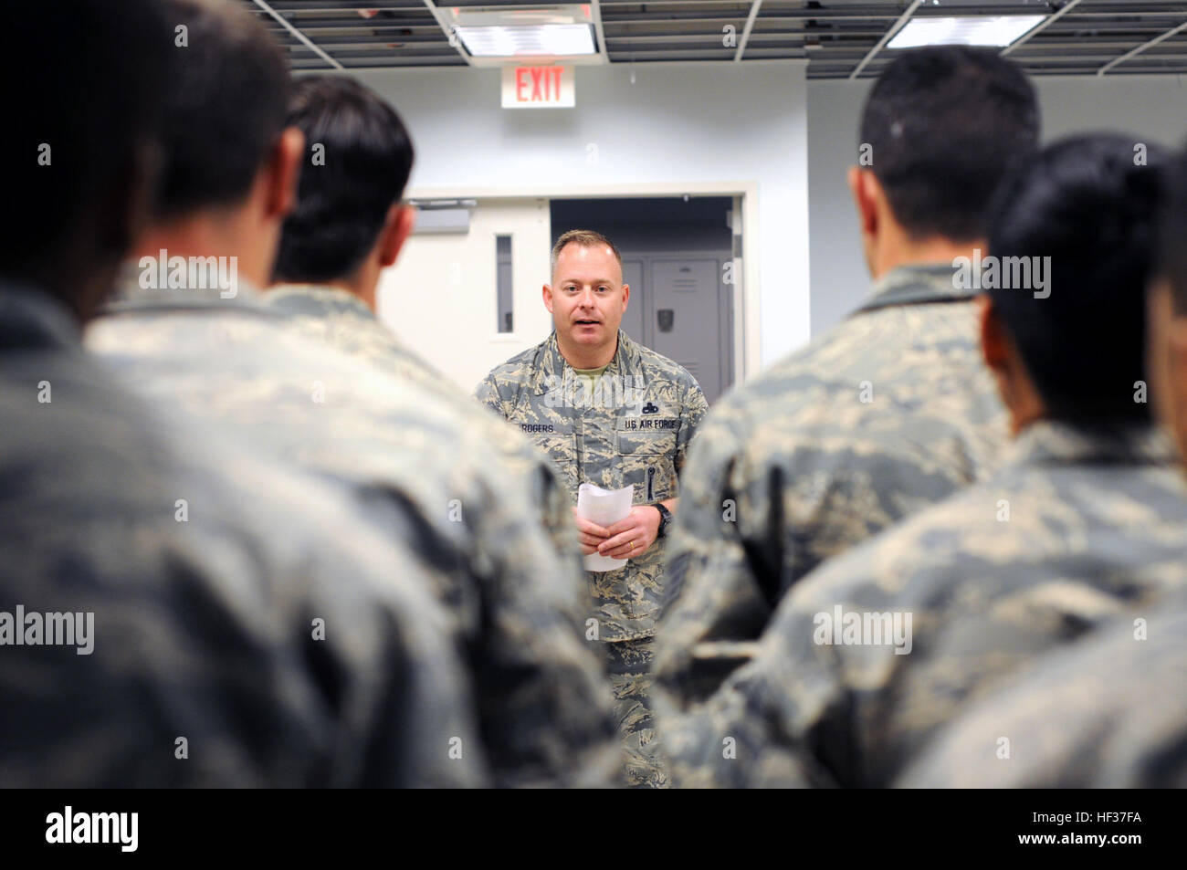 U.S. Air Force Senior Master Sgt. Kenneth Rogers, assigned to the New ...