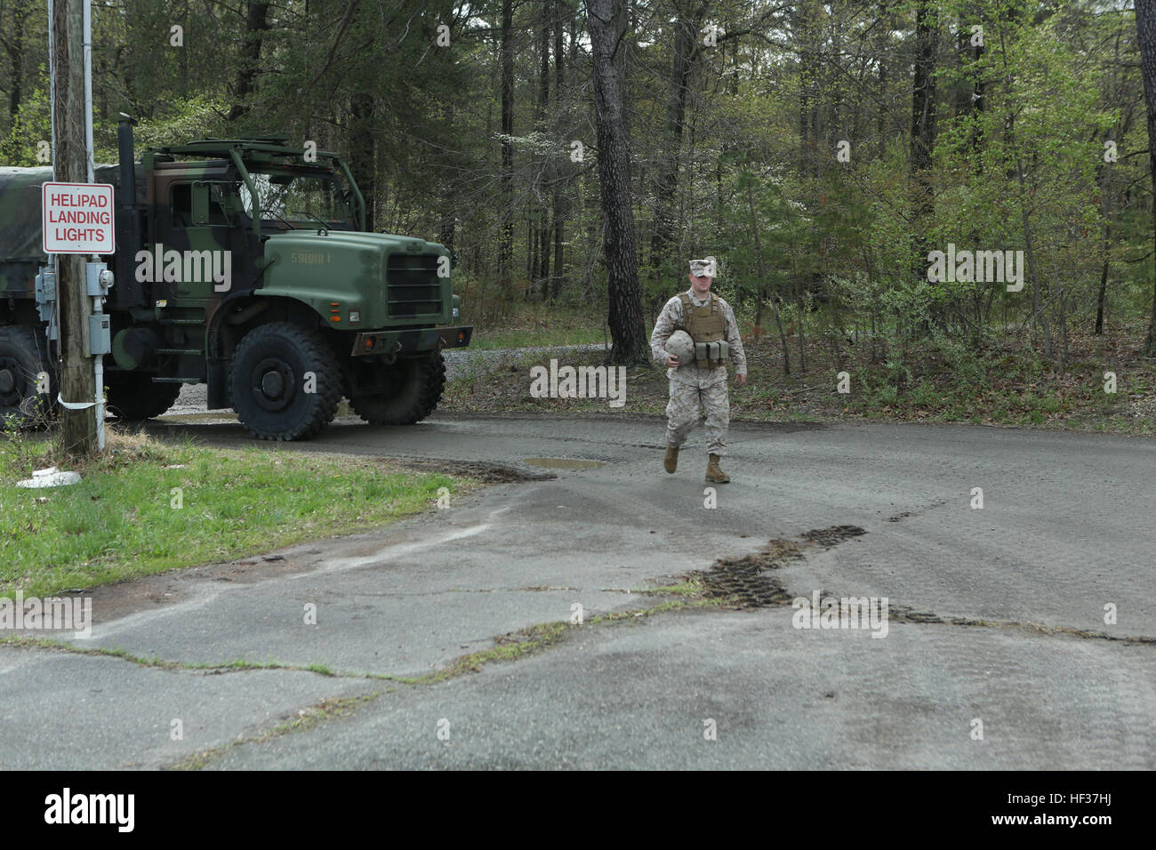 U.S. Marine Corps Cpl. Nicholas Smith, with Transportation Services ...