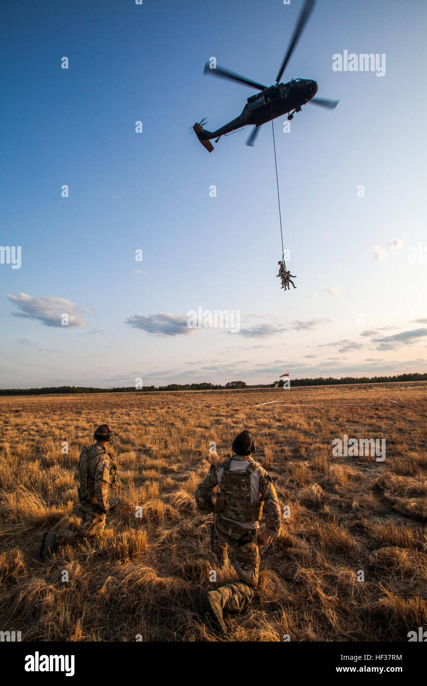 A UH-60 Black Hawk helicopter from 1-150th Assault Helicopter Battalion ...