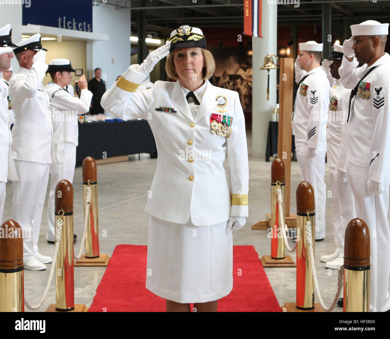 U. S. Navy Rear Adm. Robin R. Braun, Commander, Navy Recruiting Command ...