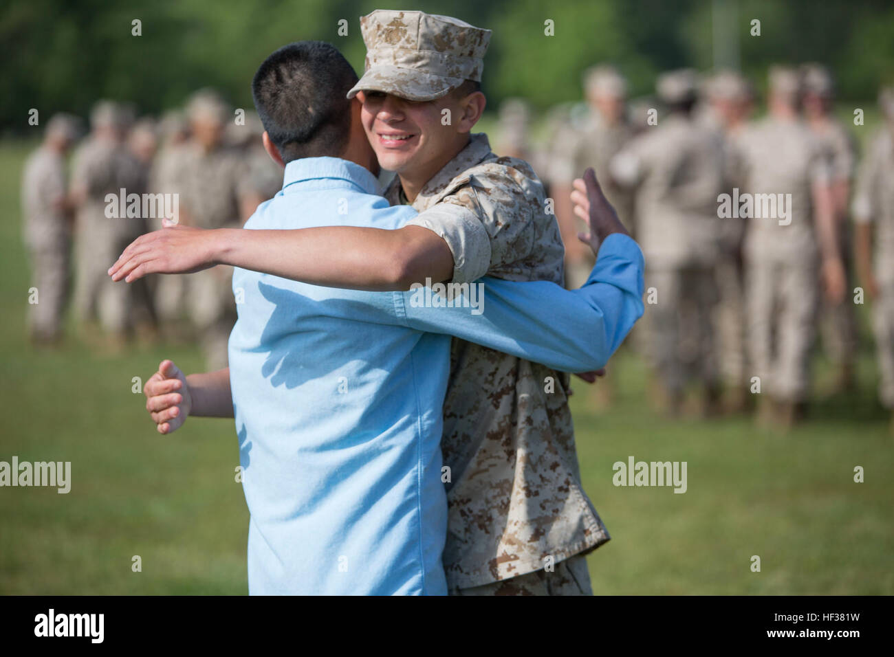 A U.S. Marine with Delta Company (Delta Co.), Infantry Training ...