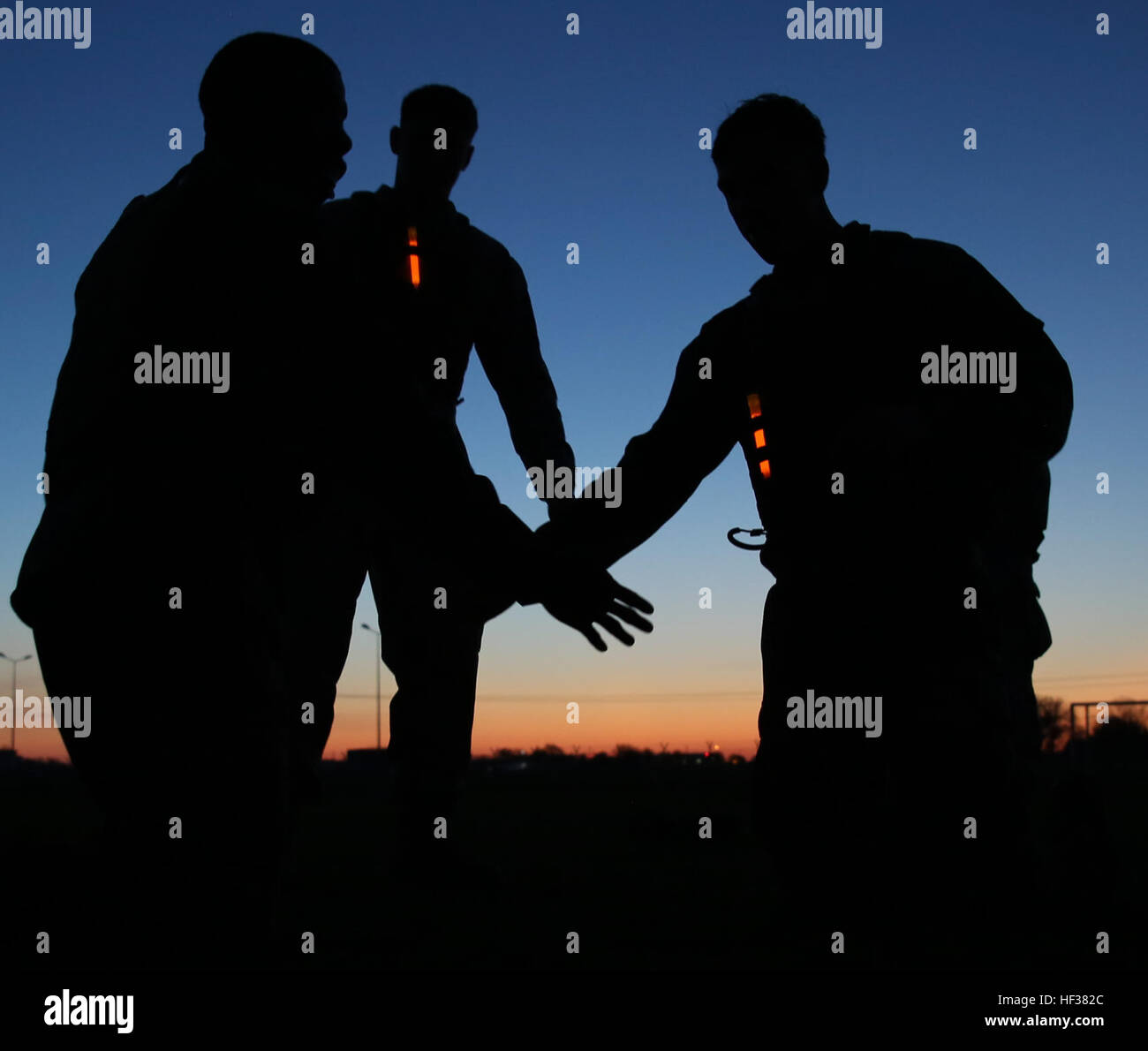 Marines attending a martial arts instructor course with Black Sea ...