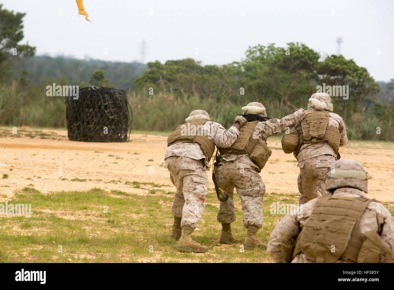 U.S. Marines with Landing Support Platoon, Combat Logistics Battalion ...